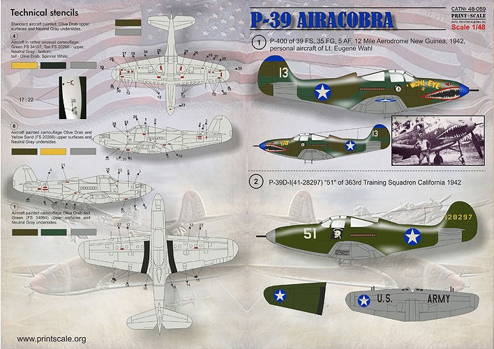 プリントスケール 48-059 1/48 Р-39 エアロコプラ – ホビーショップ レギュラス