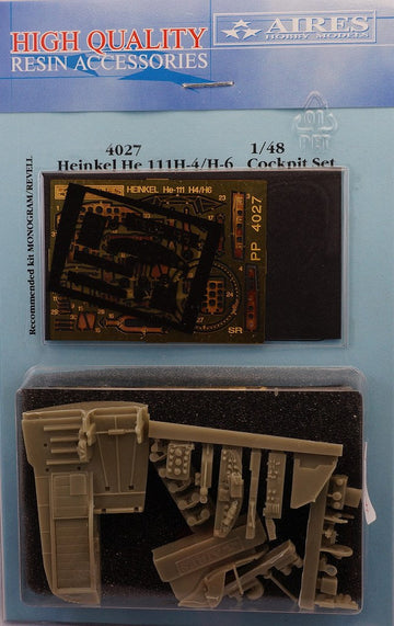 アイリス 4027 1/48 ハインケル He111H-4/H-6 コクピットセット(REVELL / MONOGRAM用) – ホビー ...