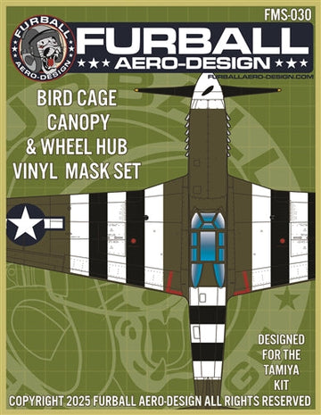 ファーボール FMS-030 1/48 P-51B ビニールマスクセット(タミヤ用) – ホビーショップ パンツァーレーア