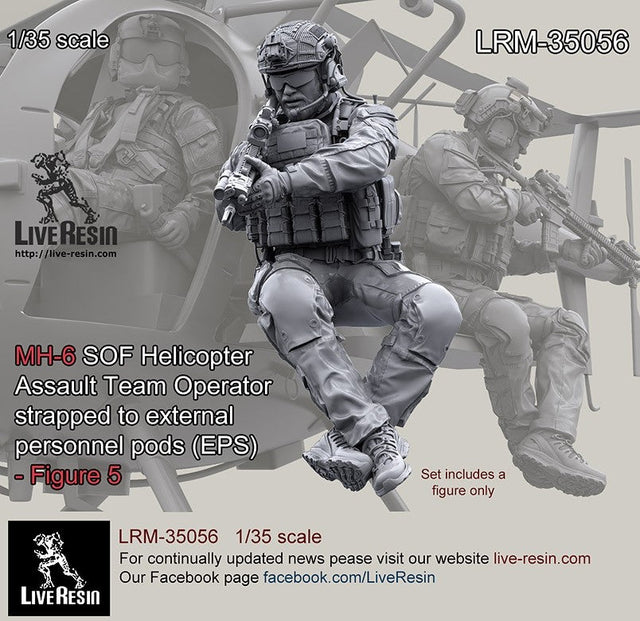 ライブレジン LRM-35056 1/35 現用アメリカ陸軍 MH-6 リトルバード 特殊作戦部隊 5 – ホビーショップ レギュラス