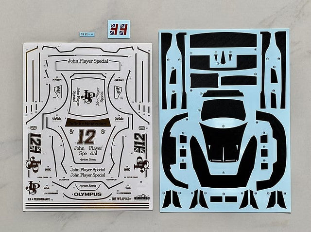 SKデカール SK24216 1/24 LBワークス 日産 R35 GT-R タイプ2 JPSスタイル (クローム&カーボンバージョン ...